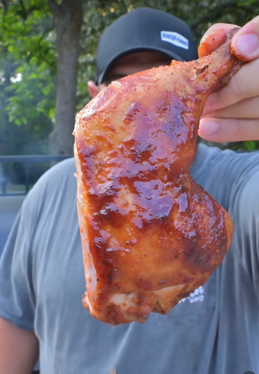 Smoked BBQ Chicken Halves – Bear Mountain BBQ