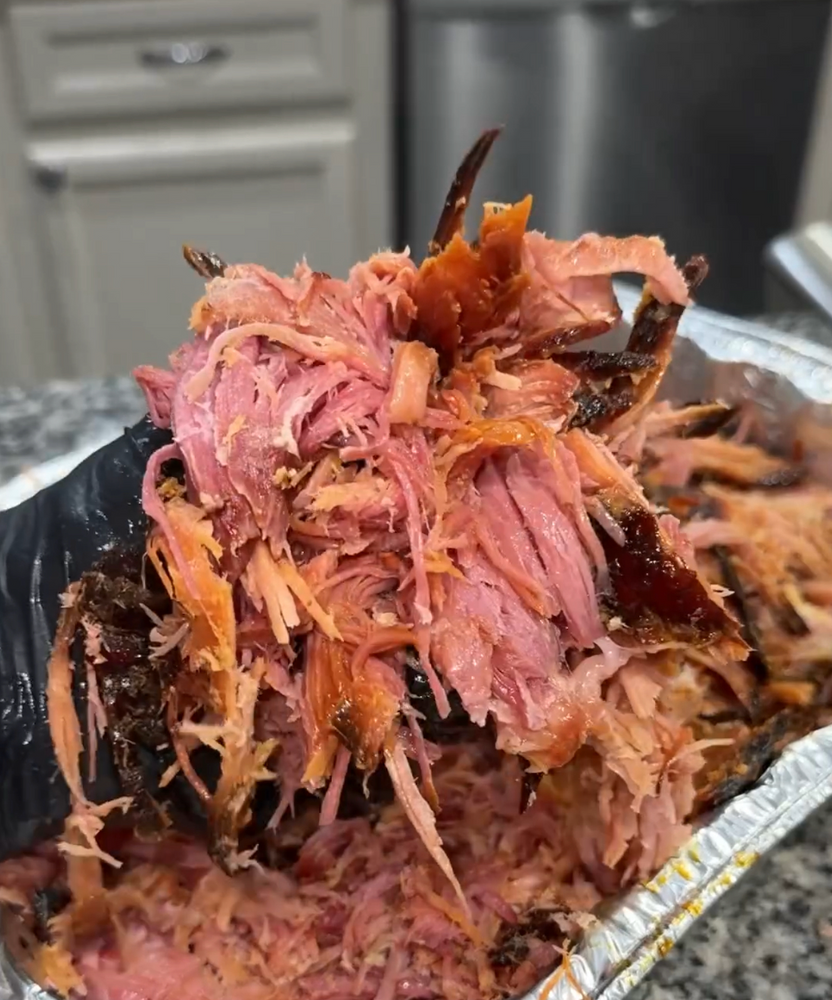 Smoked Bone-In Pulled Ham – Bear Mountain BBQ