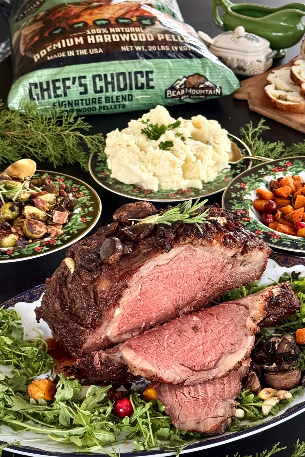 Smoked Ribeye Roast – Bear Mountain BBQ