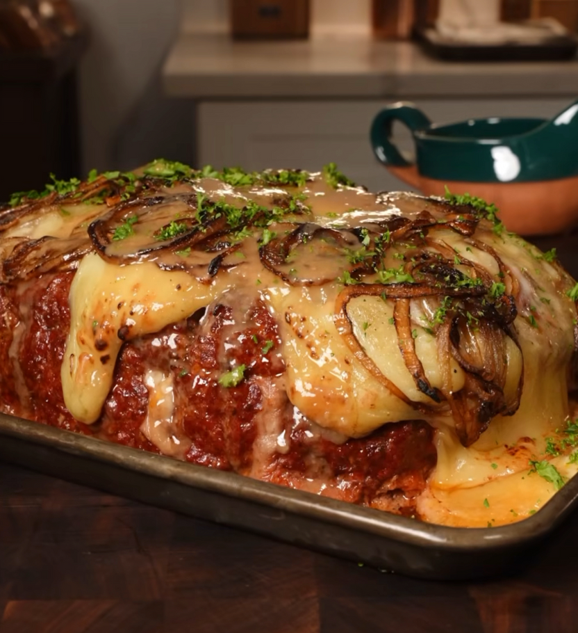 Smoked French Onion Meatloaf – Bear Mountain BBQ