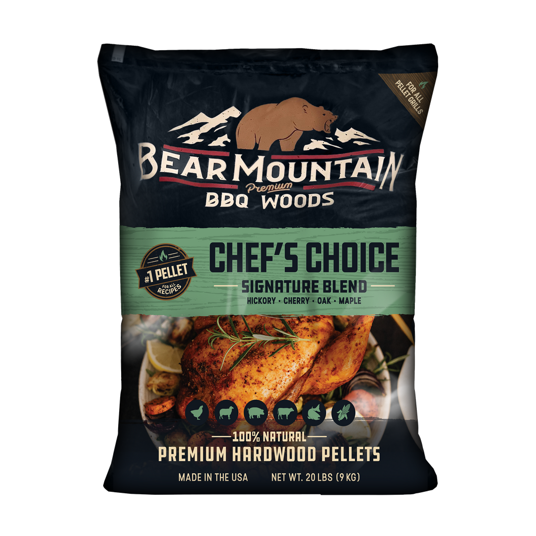 Bear Mountain Chef's Choice 100% Hardwood All Natural BBQ Wood Pellets – Bear Mountain BBQ