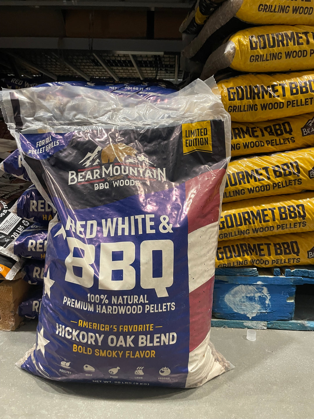 Red White & BBQ Craft Blends® Wood Pellets – Bear Mountain BBQ