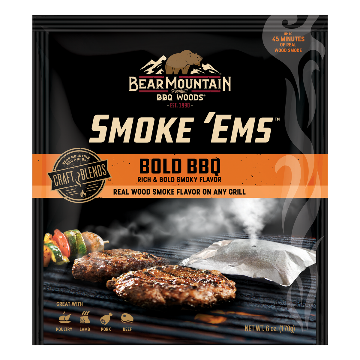 Bold BBQ Smoke 'Ems™ 4-Pack – Bear Mountain BBQ
